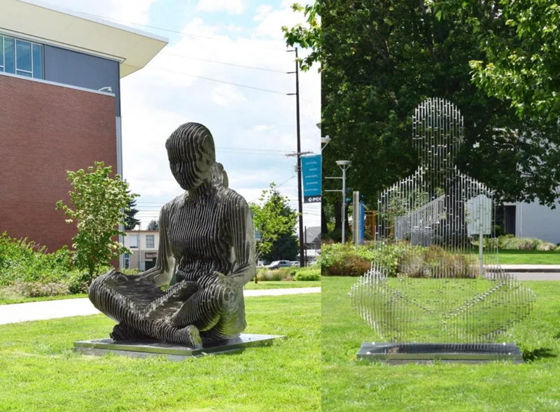 Modern Disappearing Sculpture by Julian Voss-Andreae-YouFine