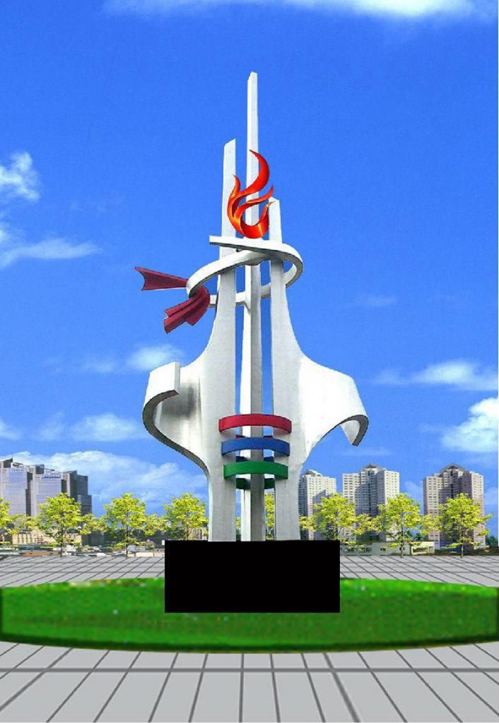 Large Stainless Steel Landmark Sculpture Public Art-YouFine