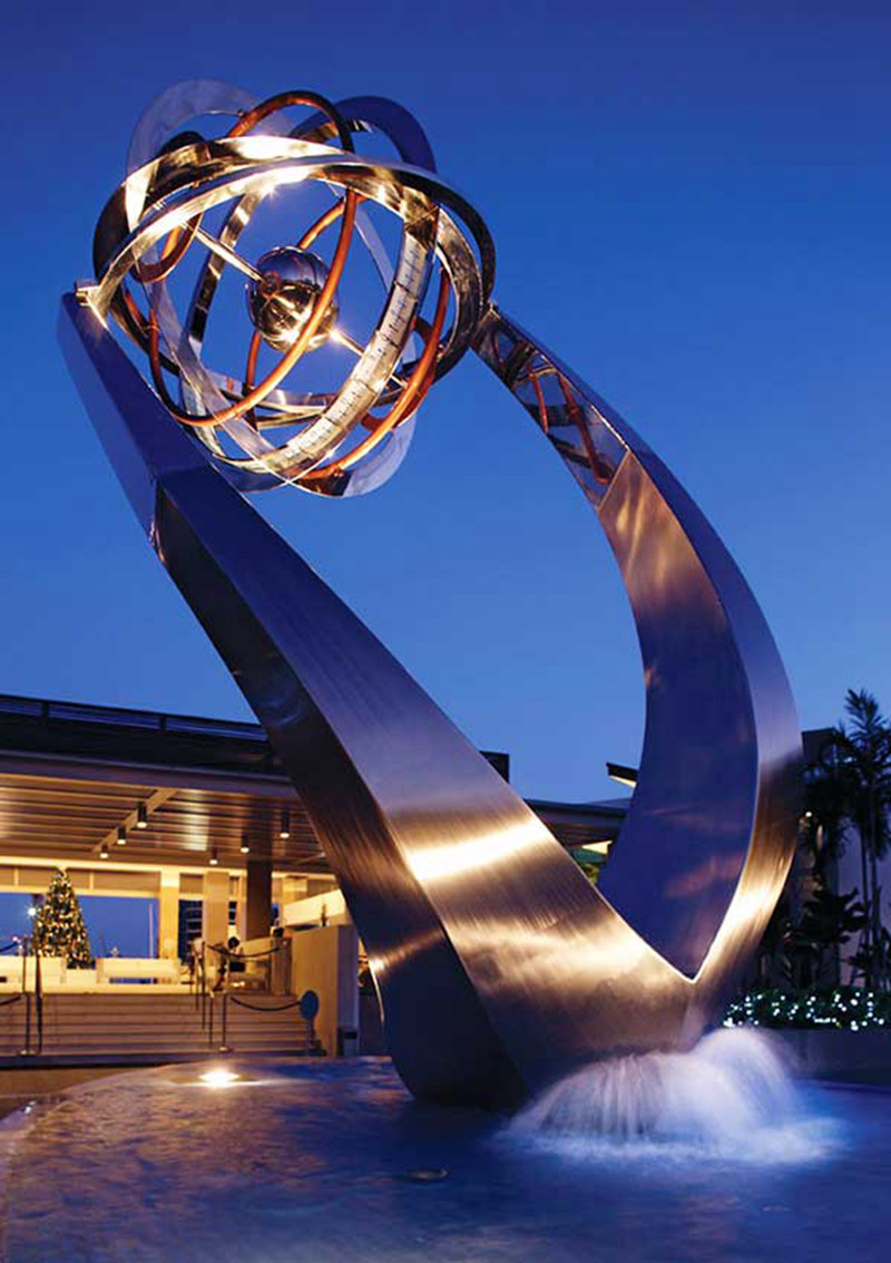 Large Stainless Steel Landmark Sculpture Public Art-YouFine