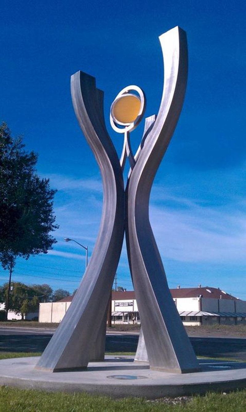 Large Stainless Steel Landmark Sculpture Public Art-YouFine