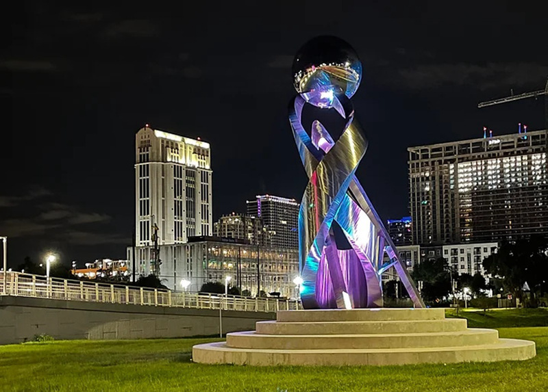 Large Stainless Steel Landmark Sculpture Public Art-YouFine