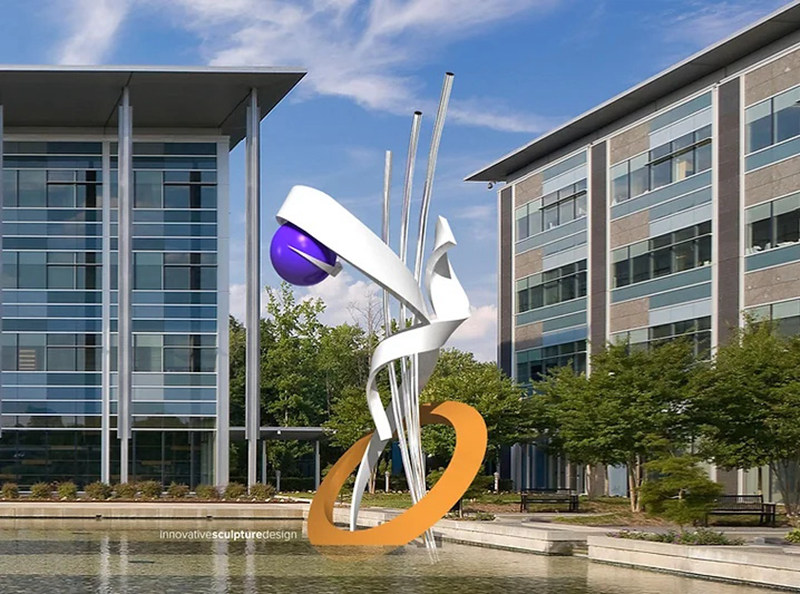 Large Stainless Steel Landmark Sculpture Public Art-YouFine