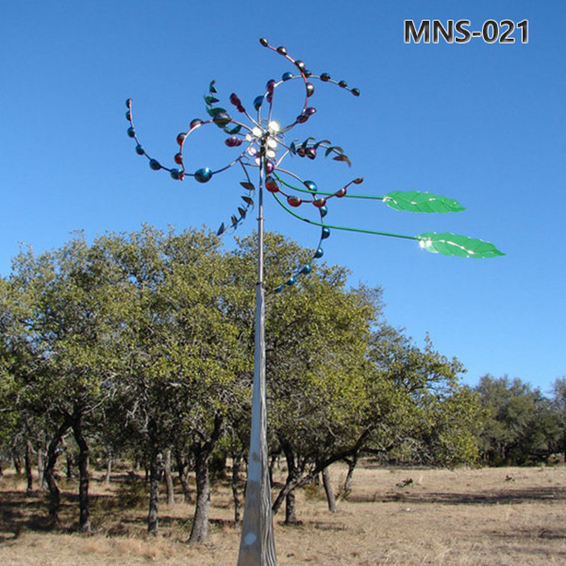 Large Metal Kinetic Wind Sculpture Garden Art