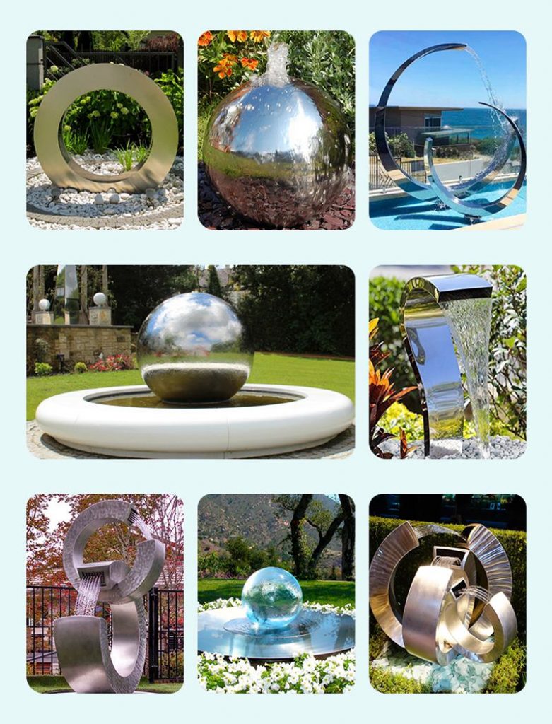 Stainless Steel Pool Water Fountain for Sale